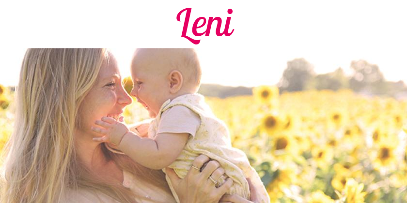 Leni, Sami, Alvi & Co.: 44 tolle Babynamen mit i-Endung