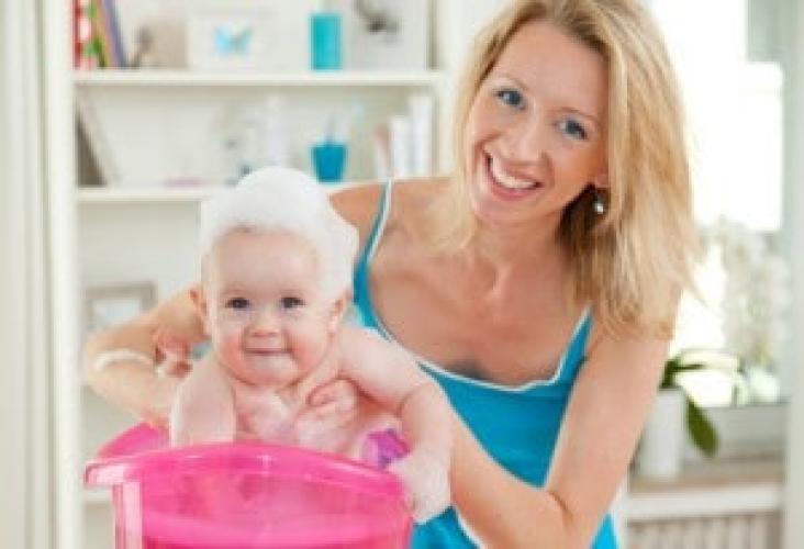 Baby richtig baden